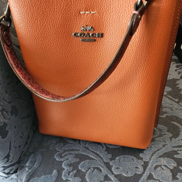Coach | Bags | Coach Sunset Bucket 22 Orange | Poshmark